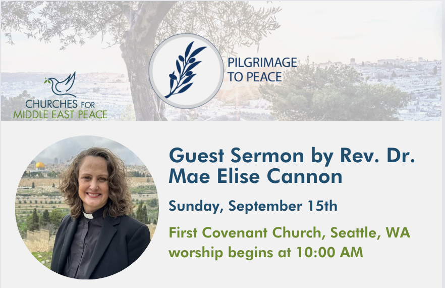Rev. Dr. Mae Elise Cannon Guest Sermon at First Covenant Church Seattle ...